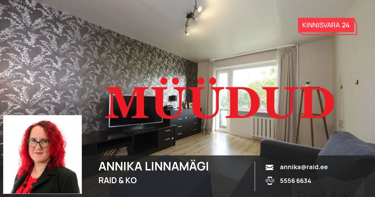 Müüa korter, 2 tuba, Madala tn 15, Pelguranna, Põhja-Tallinn