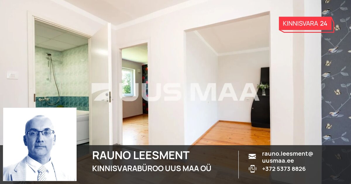 Müüa korter, 3 tuba, Linnuse tn 2, Kiiu alevik, Kuusalu vald