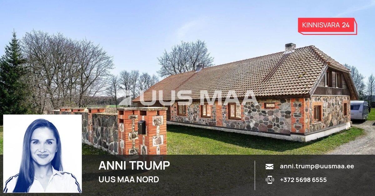 Müüa maja, 6 tuba, Küti, Hageri küla, Kohila vald