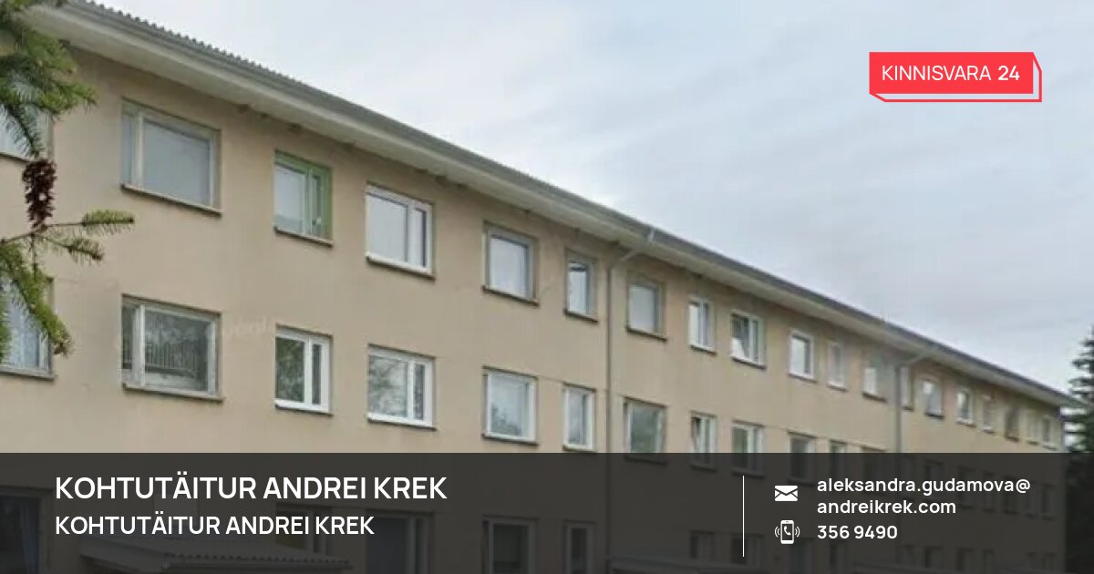 Müüa korter, 2 tuba, Tähe tn 4-9, Rakke alevik, Väike-Maarja vald