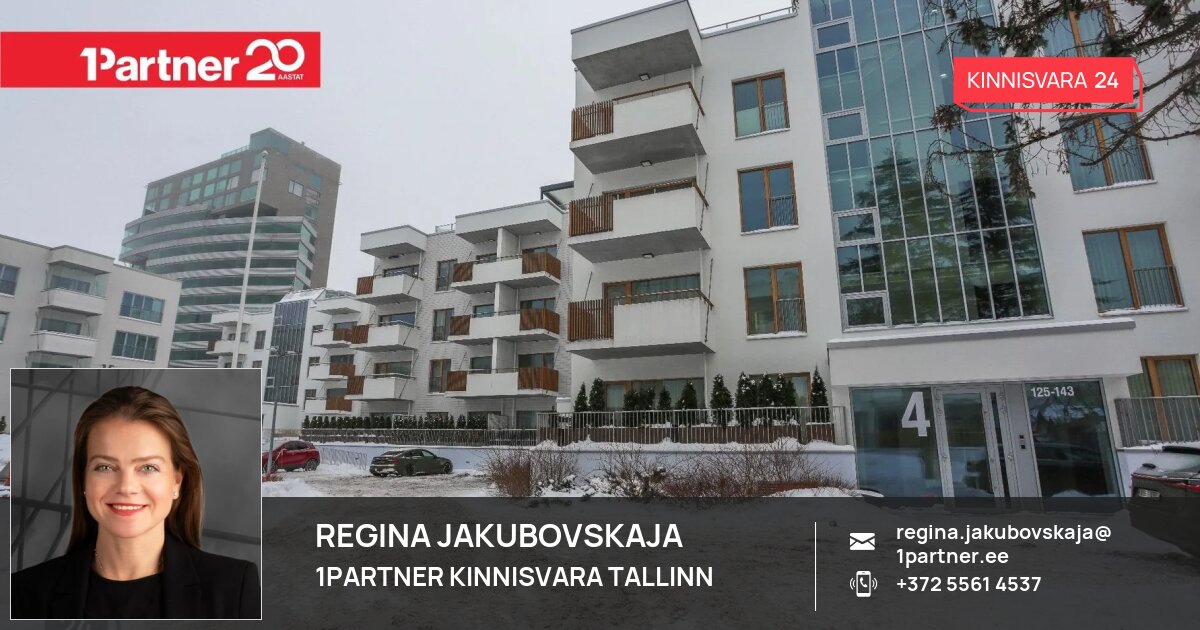 Müüa äripind, 1 tuba, Pirita tee 26b/4, Kadriorg, Kesklinn, Tallinn