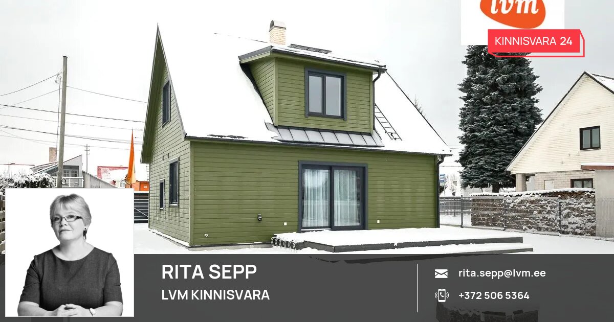Üürile anda maja, 4 tuba, Merimetsa tn 41, Raeküla, Pärnu linn