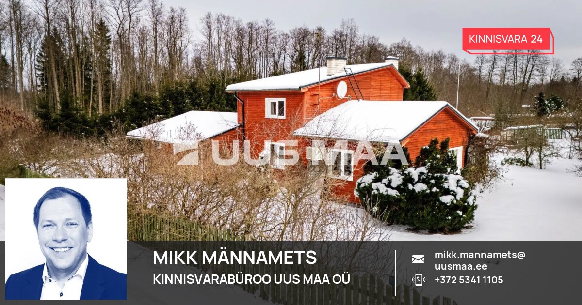 Müüa maja, 4 tuba, Mutionu ühistu 15, Valkla küla, Kuusalu vald