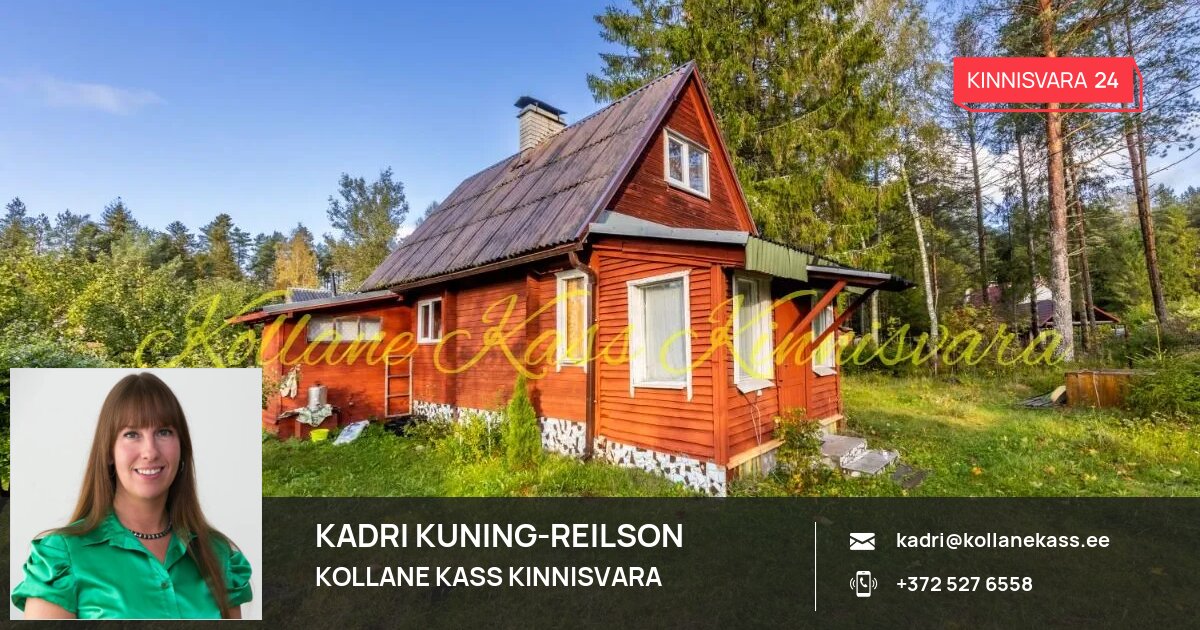Müüa suvila, 3 tuba, Liblika tn 7, Vilivere küla, Kohila vald