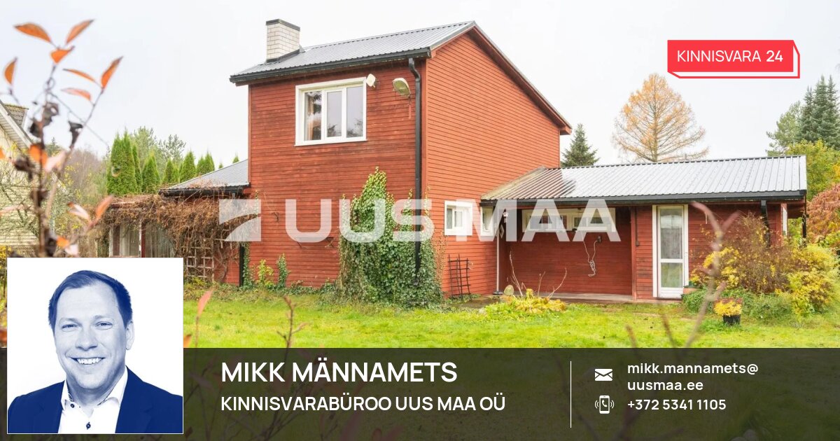 Müüa maja, 4 tuba, Mutionu ühistu 15, Valkla küla, Kuusalu vald