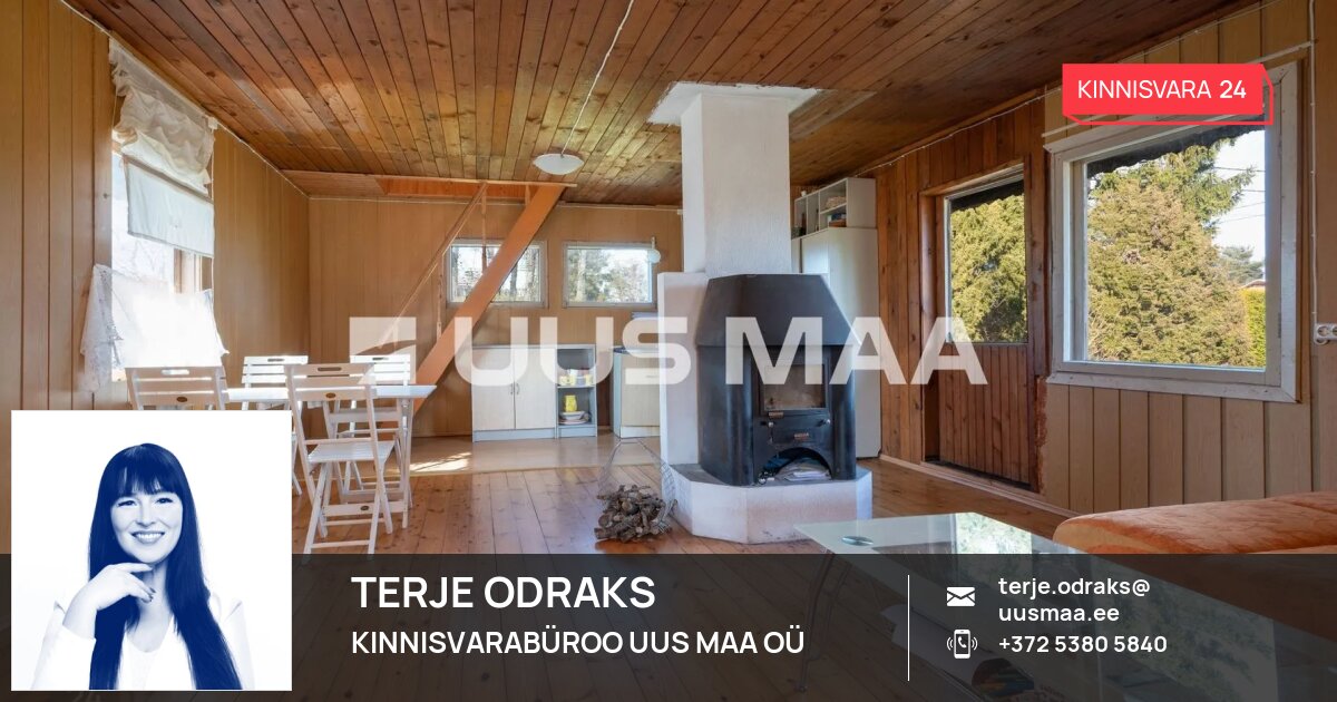 Müüa suvila, 2 tuba, Aida tee 10, Kersalu küla, Lääne-Harju vald