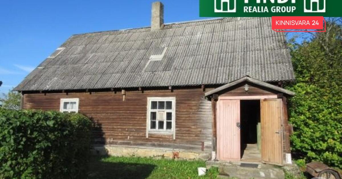 Müüa maja, 3 tuba, Koeravere küla, Vinni vald