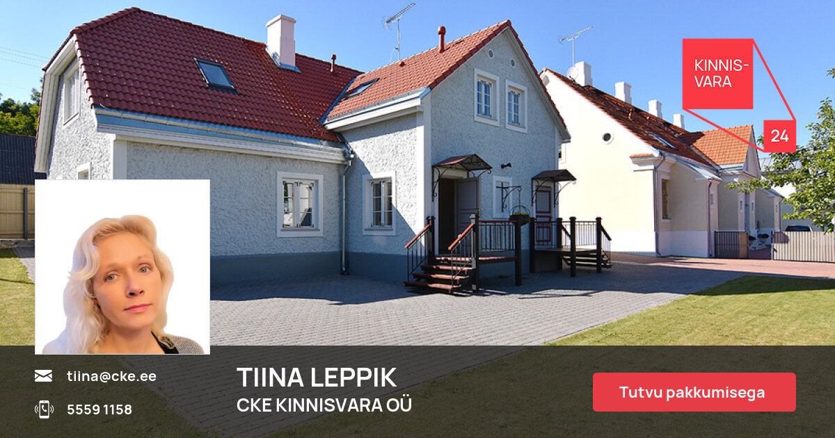 Müüa maja, 6 tuba, Pikk tn 61, Rakvere linn