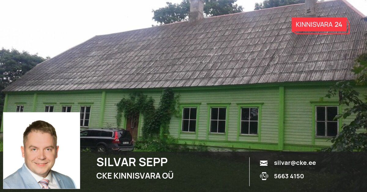Müüa maja, 10 tuba, Ojasoo mõis, Ojasoo küla, Kose vald