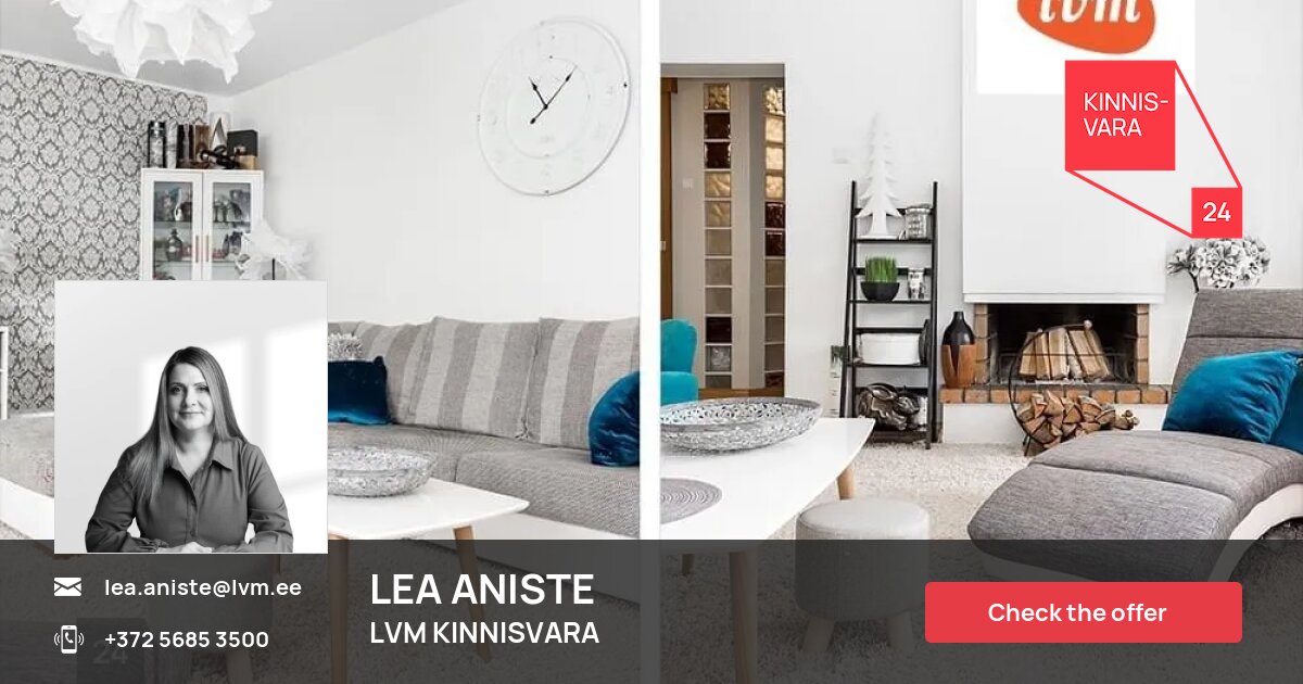 Müüa korter, 3 tuba, Väike-Veski 24a, Eeslinn, Pärnu linn