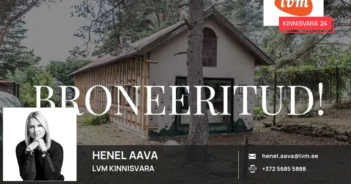 Müüa maja, 3 tuba, Kanarbiku tn 7a, Kuusalu alevik, Kuusalu vald