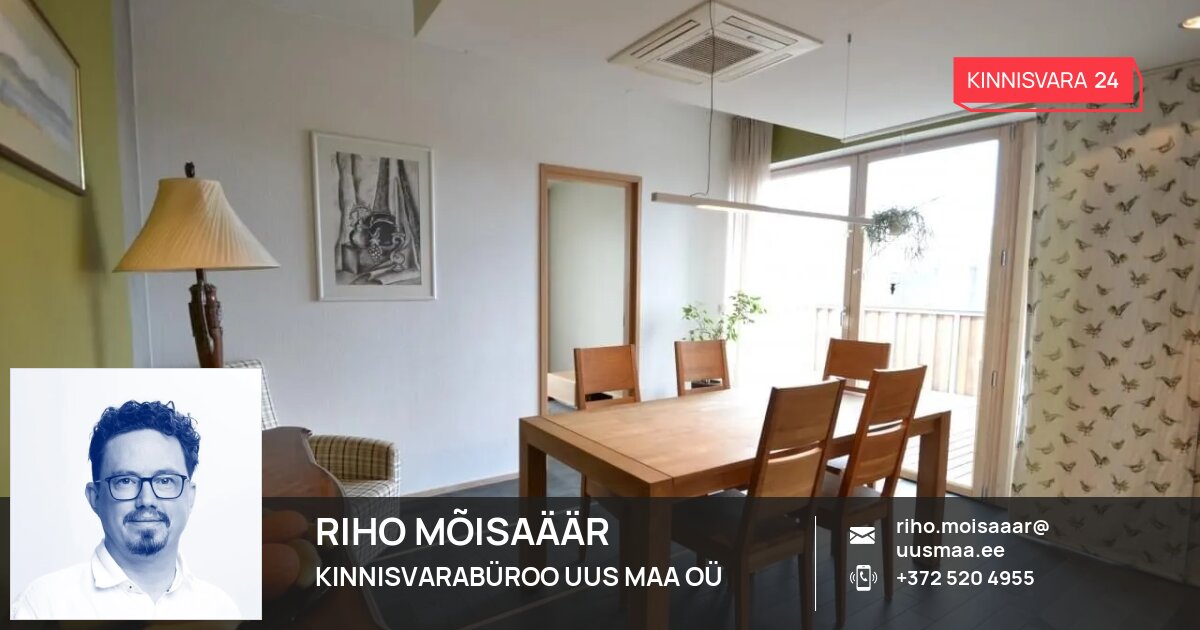 Müüa korter, 3 tuba, Kaluri tee 5, Kuressaare linn, Saaremaa vald