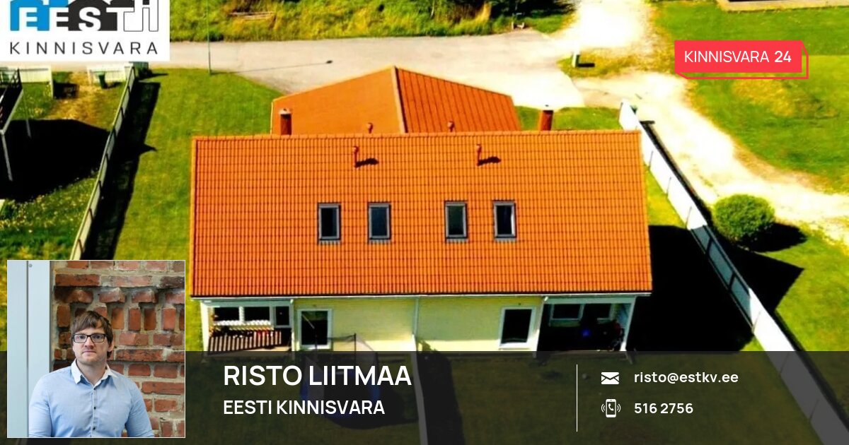 Müüa maja, 4 tuba, Kannikese põik 4, Eametsa küla, Tori vald