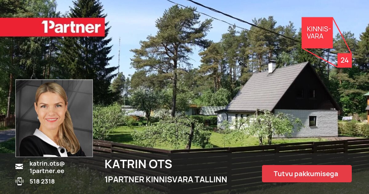 Müüa maja, 4 tuba, Haldja tn 14, Luige alevik, Kiili vald