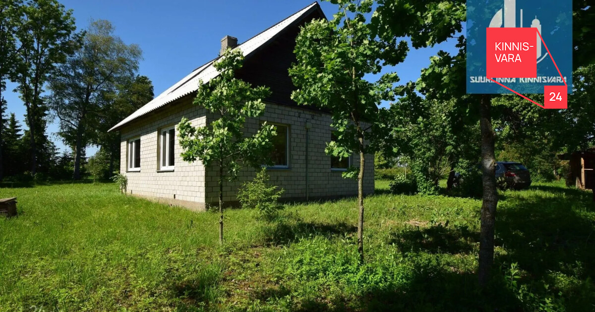 Müüa maja, 3 tuba, Roosipuu, Vaidavere küla, Jõgeva vald