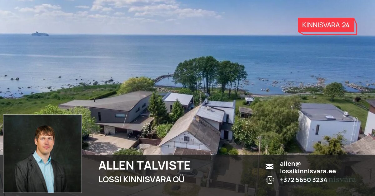Müüa maja, 3 tuba, Rohuneeme tee 67/2, Pringi küla, Viimsi vald