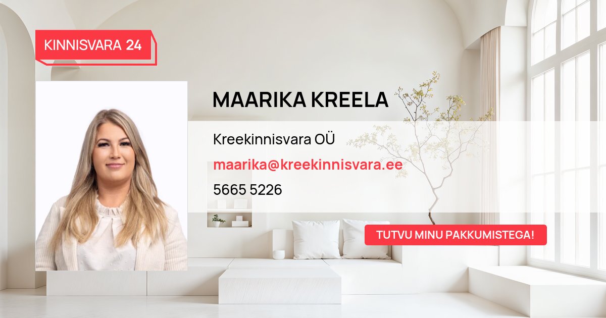 Kinnisvaramaakler Maarika Kreela - Kreekinnisvara OÜ